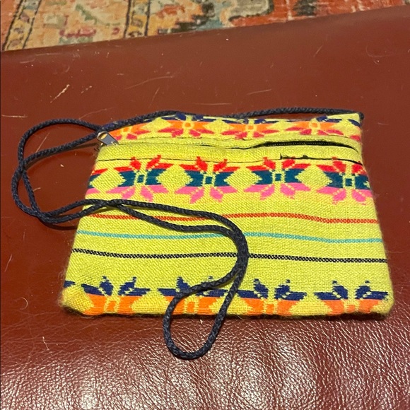 Made in Mexico | Bags | Vibrant Yellow Patterned Mini Bag | Poshmark